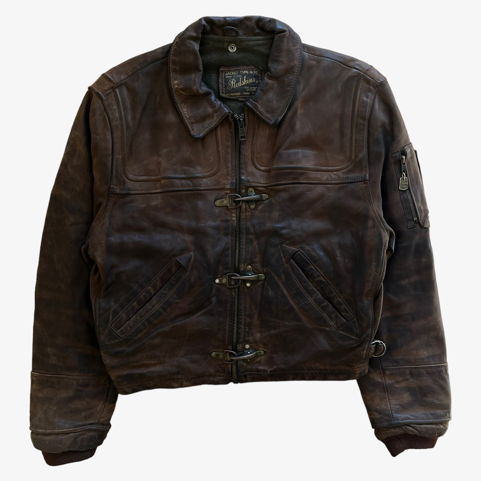 redskins flight jacket